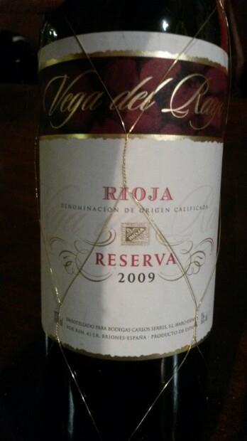 2009 Vega Del Rayo Rioja Reserva, Spain, La Rioja, Rioja - CellarTracker
