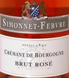 NV Simonnet-Febvre Crémant de Bourgogne Brut Rosé, France, Burgundy ...