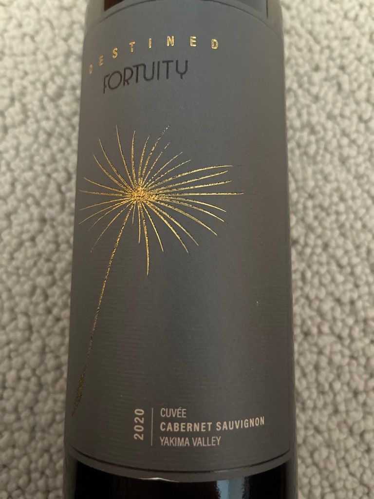 2020 Fortuity Cellars Cabernet Sauvignon Destined Cuvée, USA ...