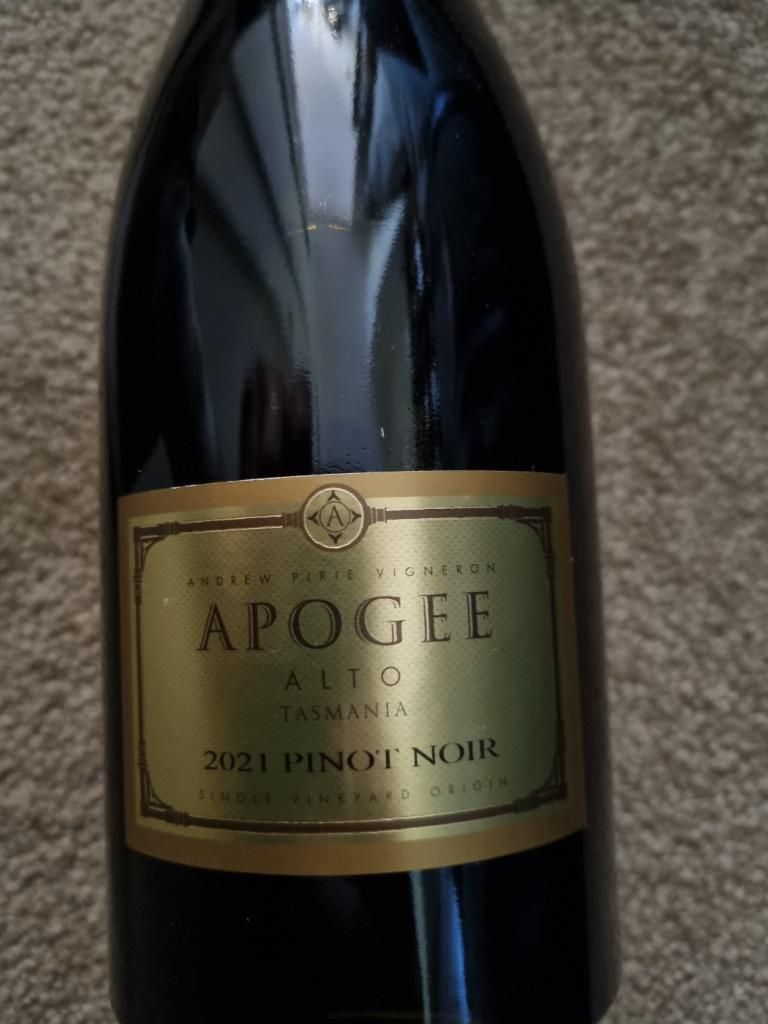 2021 Apogee Pinot Noir, Australia, Tasmania, Northern Tasmania ...