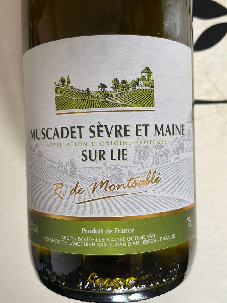 2021 R. de Montsablé Muscadet de Sèvre-et-Maine, France, Loire Valley ...