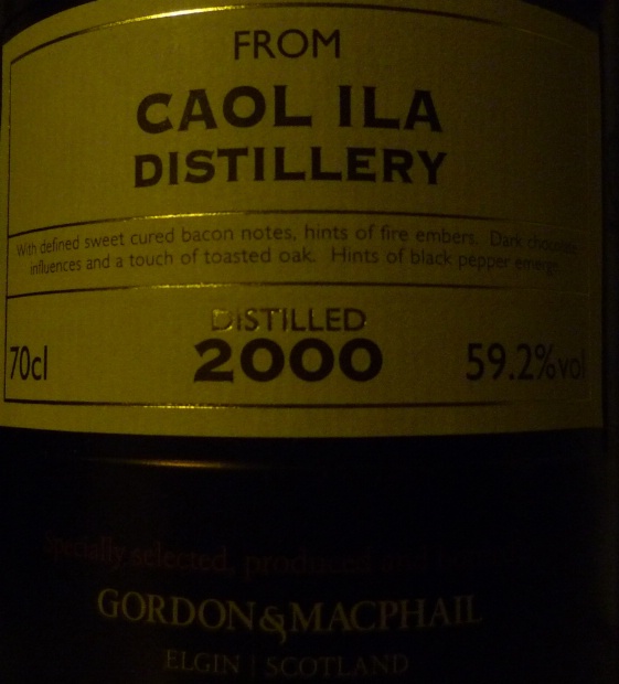 2000 Caol Ila 11 Year Old Gordon & MacPhail Cask Strength Single Malt ...