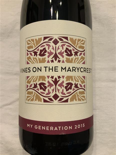 2015 Vines On The Marycrest My Generation, USA, California, Central ...