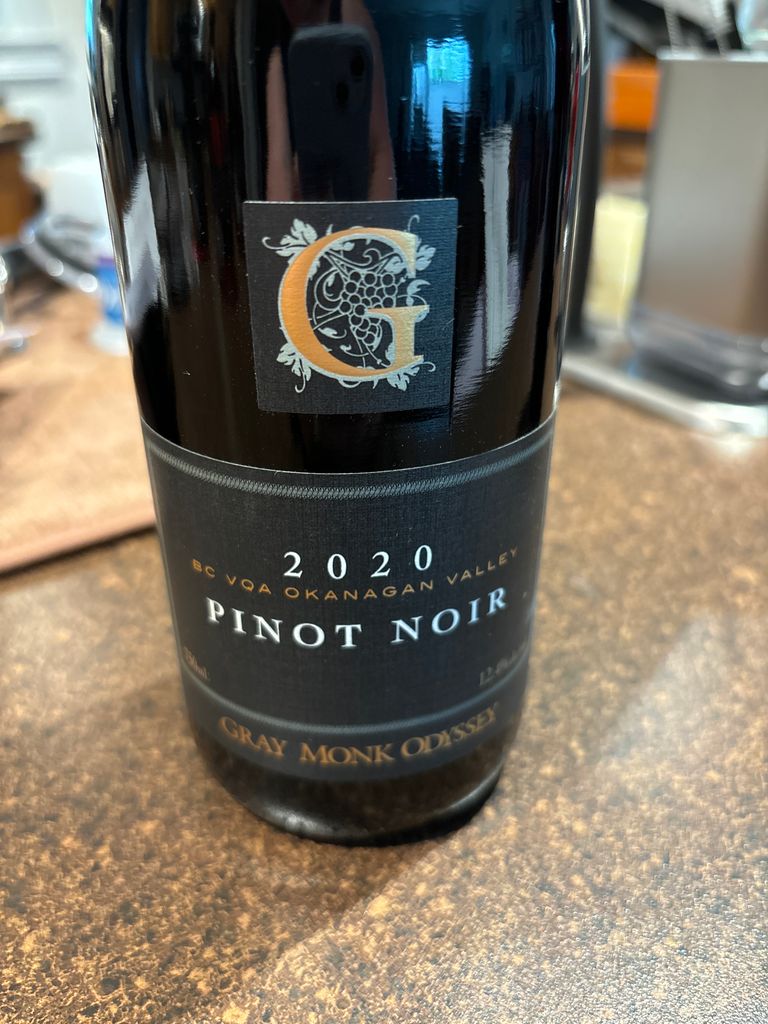 2020 Gray Monk Estate Winery Pinot Noir, Canada, British Columbia ...