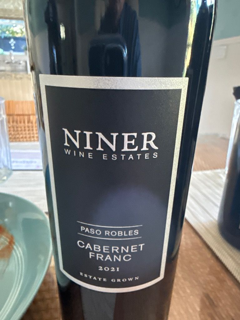 2021 Niner Wine Estates Cabernet Franc, USA, California, Central Coast ...