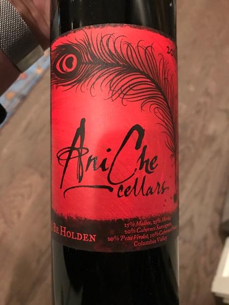 2014 AniChe Cellars Be Holden, USA, Washington, Columbia Valley ...