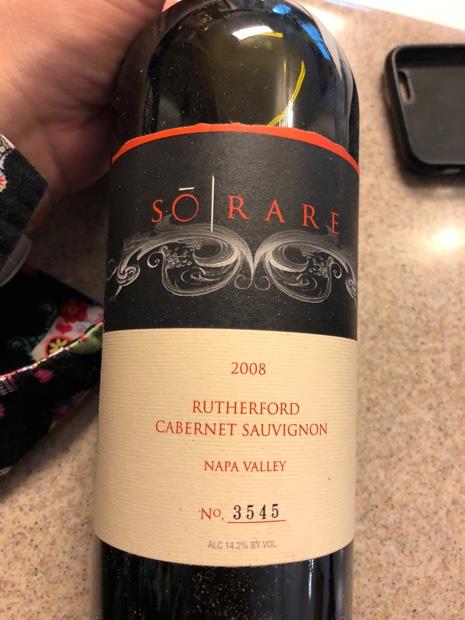 2008 Toad Hall Cellars Cabernet Sauvignon So Rare, USA, California ...