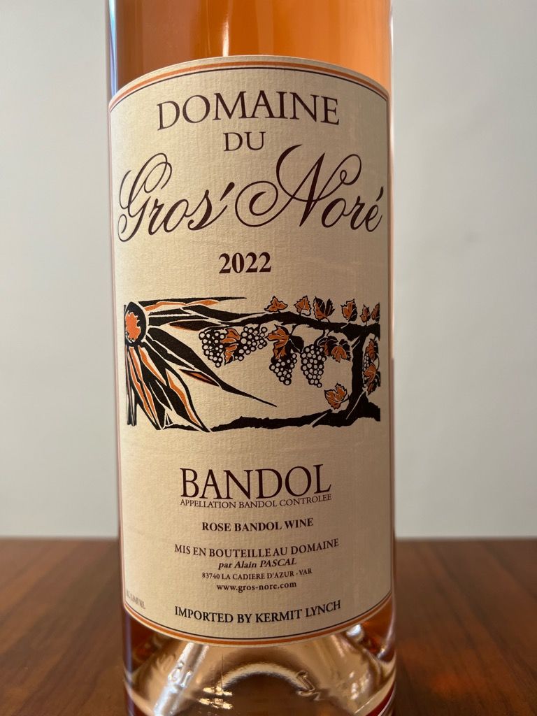 2022 Domaine du Gros 'Noré Bandol Rosé, France, Provence, Bandol - CellarTracker