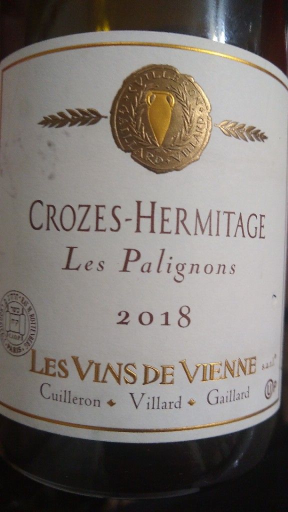 2019 Les Vins De Vienne Crozes Hermitage Les Palignons Kosher France