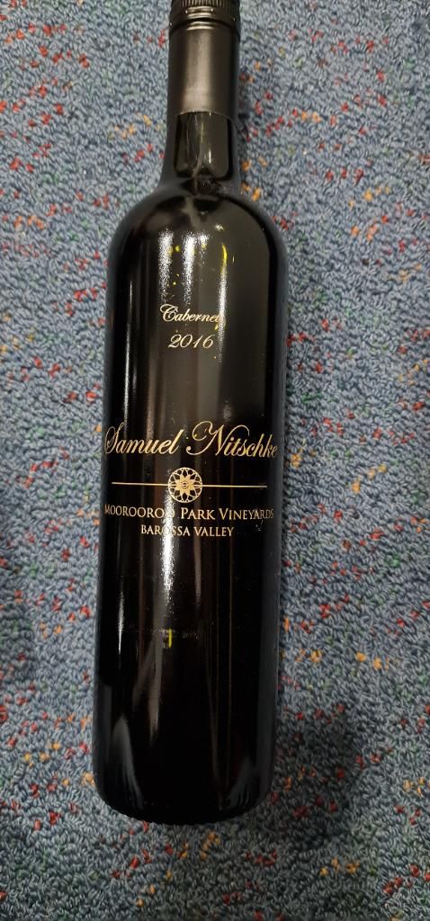 2017 Moorooroo Park Vineyards Samuel Nitschke Cabernets, Australia ...