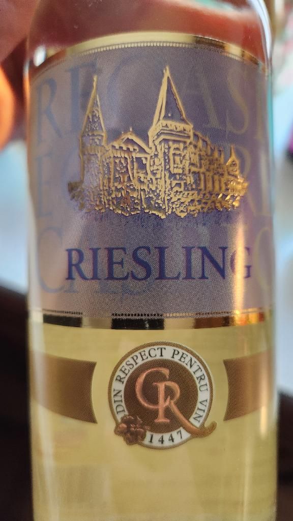 2022 Cramele Recaș Riesling Castel Huniade, Romania, Banat, Recaș ...