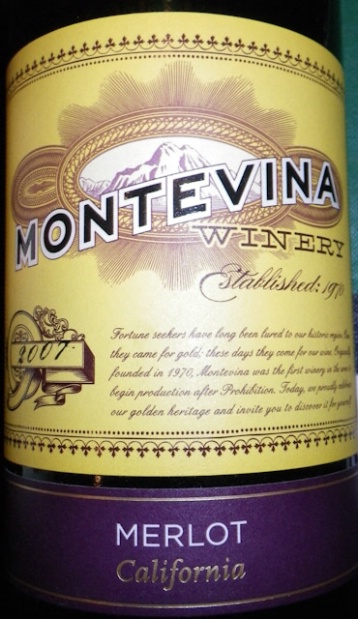 1996 Montevina Merlot, USA, California, Sierra Foothills - CellarTracker