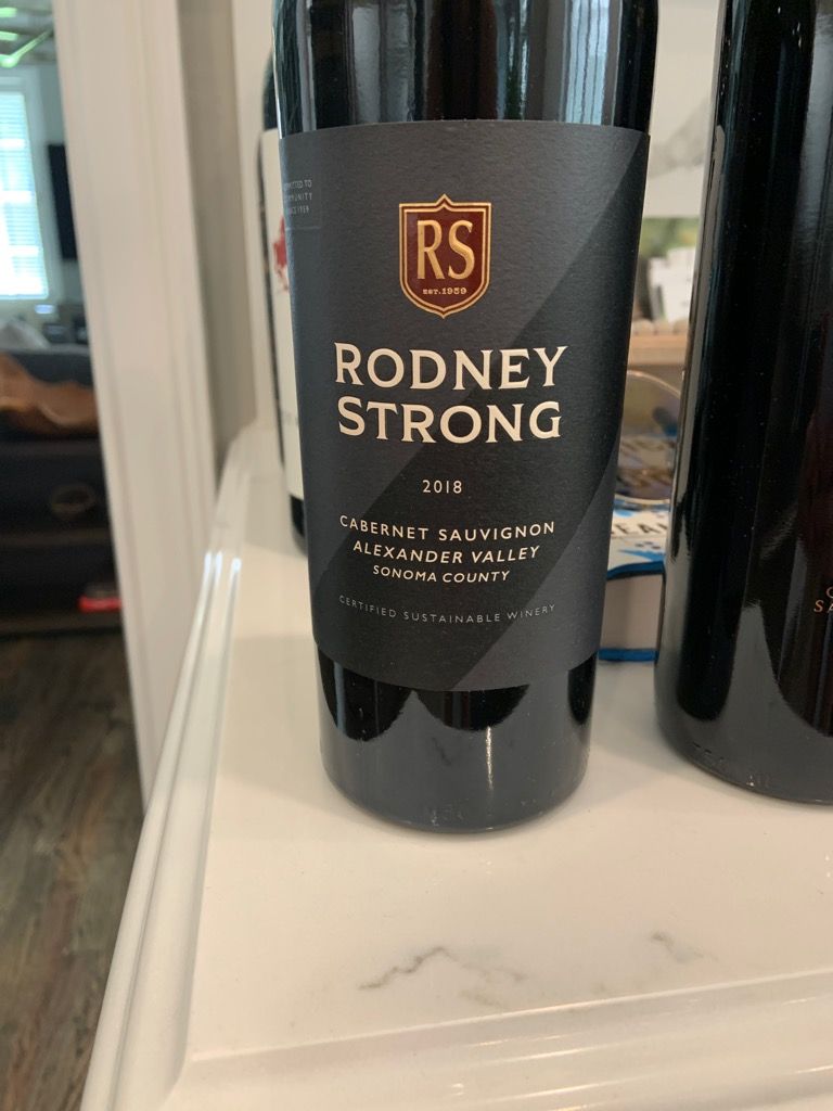 2018 Rodney Strong Cabernet Sauvignon Single Vineyard Alexander's Crown ...