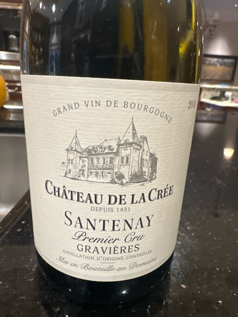 2020 Château de la Crée Santenay Gravières, France, Burgundy, Côte de ...