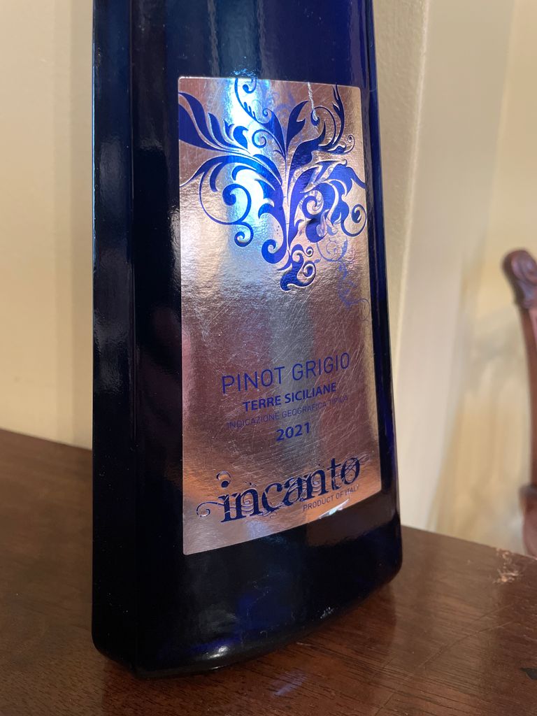 2021 Incanto Pinot Grigio, Italy, Sicily, Terre Siciliane - CellarTracker