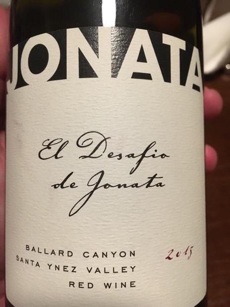 2015 Jonata Winery El Desafio de Jonata, USA, California, Central Coast ...