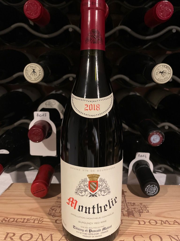 2018 Domaine Matrot Monthélie, France, Burgundy, Côte de Beaune ...