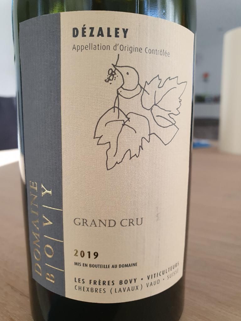 2020 Domaine Bovy Chasselas Dezaley Grand Cru, Switzerland, Vaud ...