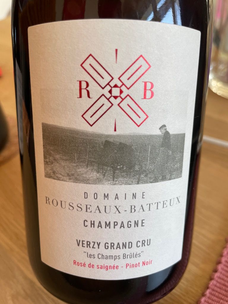 2019 Champagne Rousseaux-Batteux Verzy Grand Cru "les Champs Brûlés ...