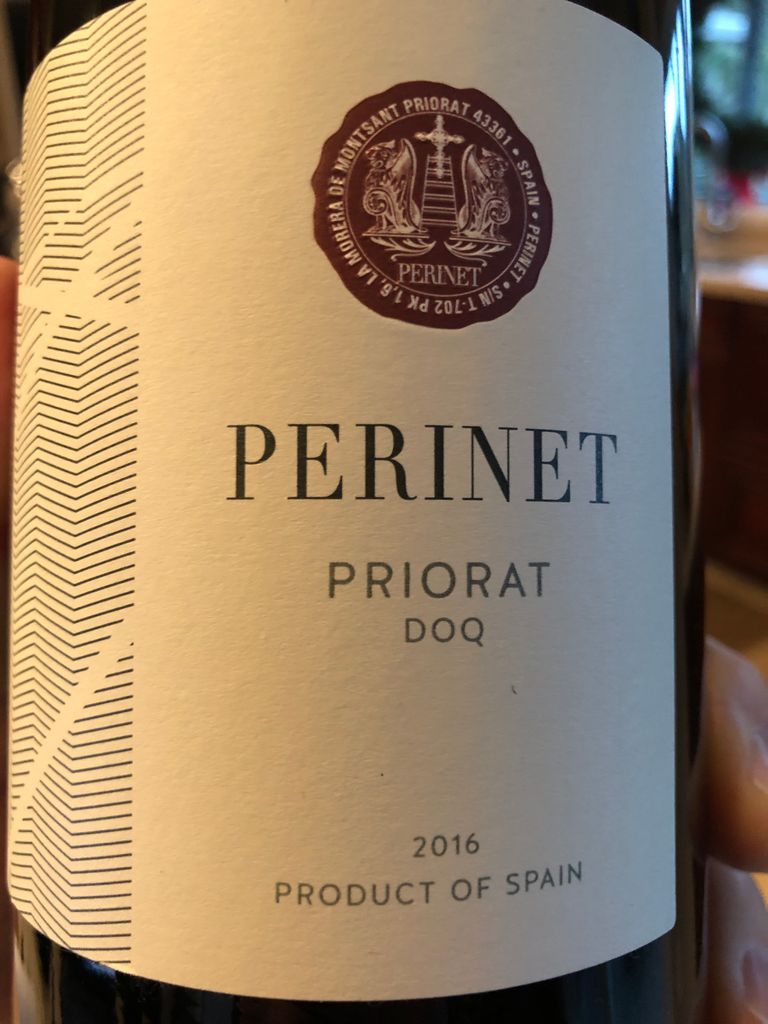 2016 Perinet Priorat, Spain, Catalunya, Priorat - CellarTracker