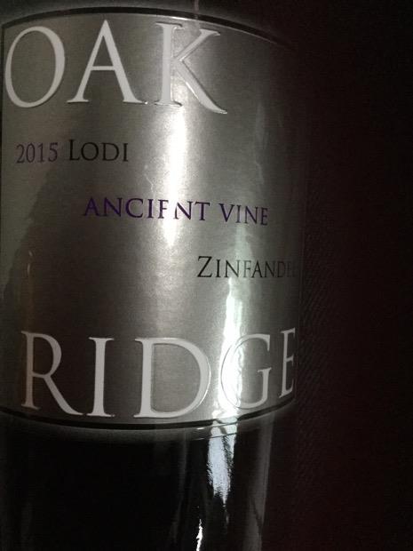 2016 Oak Ridge Winery Zinfandel Lodi, USA, California, Central Valley ...