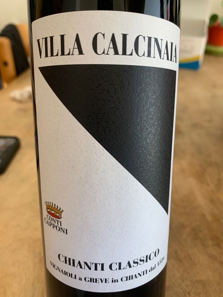 2018 Conti Capponi Vigna Contessa Luisa villa calcinaia, Italy ...