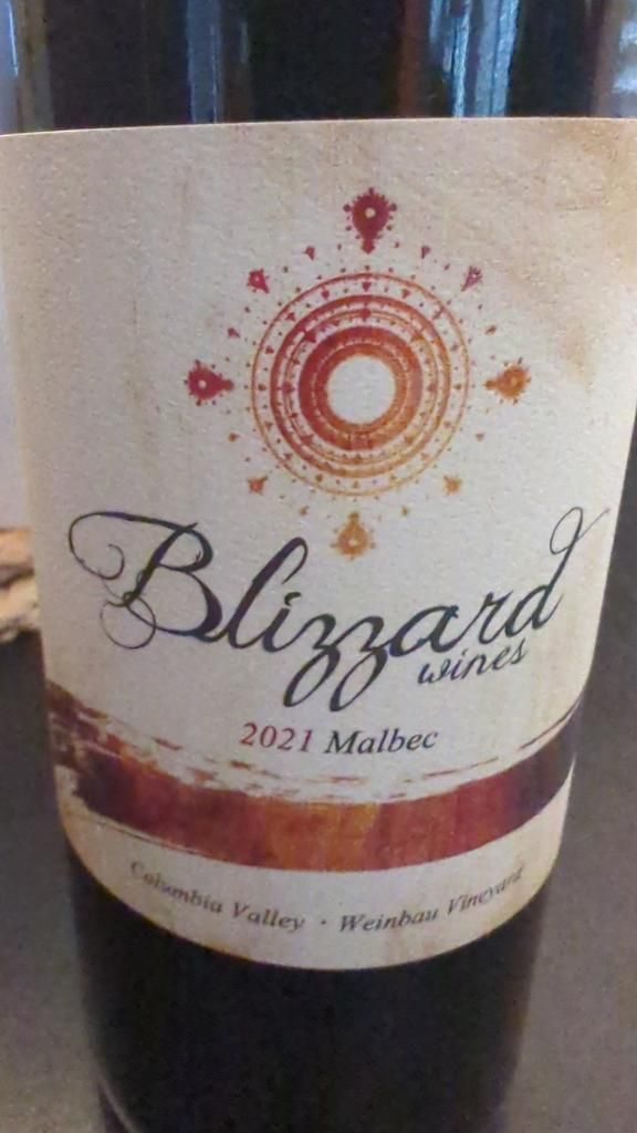 2022 Blizzard Wines Malbec Weinbau Vineyard, USA, Washington, Columbia Valley, Wahluke Slope ...