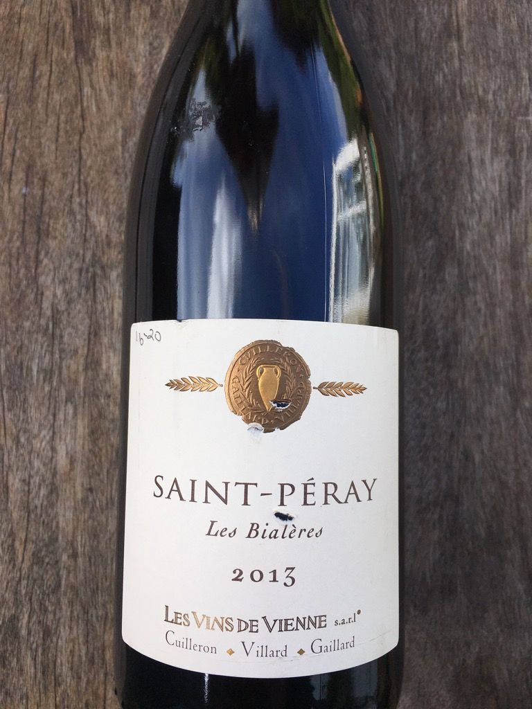 2014 Les Vins de Vienne St. Péray Les Bialeres, France, Rhône, Northern ...