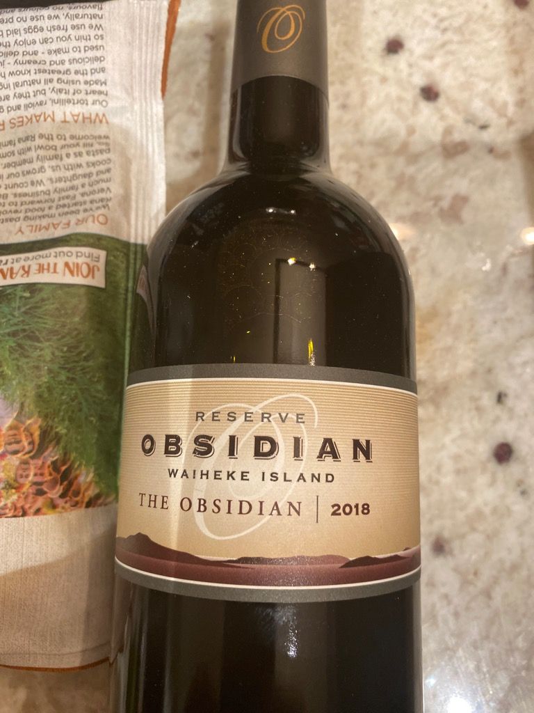 2019 Obsidian Vineyard The Obsidian Reserve, New Zealand, North Island ...