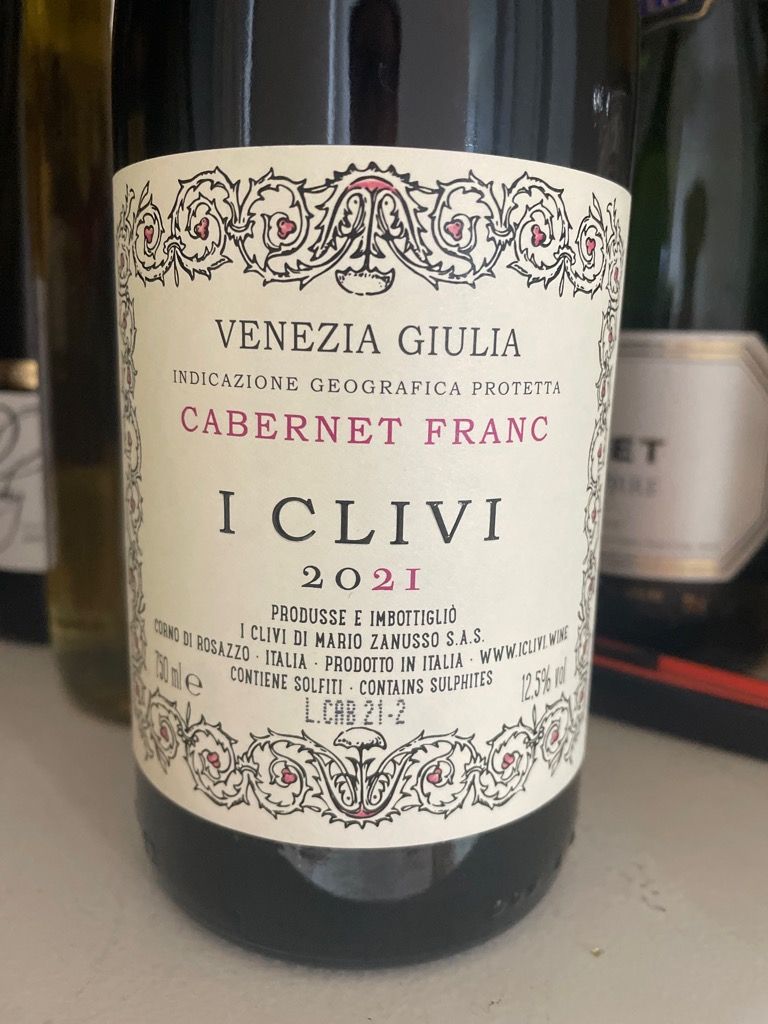 2021 i Clivi Cabernet Franc, Italy, Friuli-Venezia Giulia, Friuli Colli ...