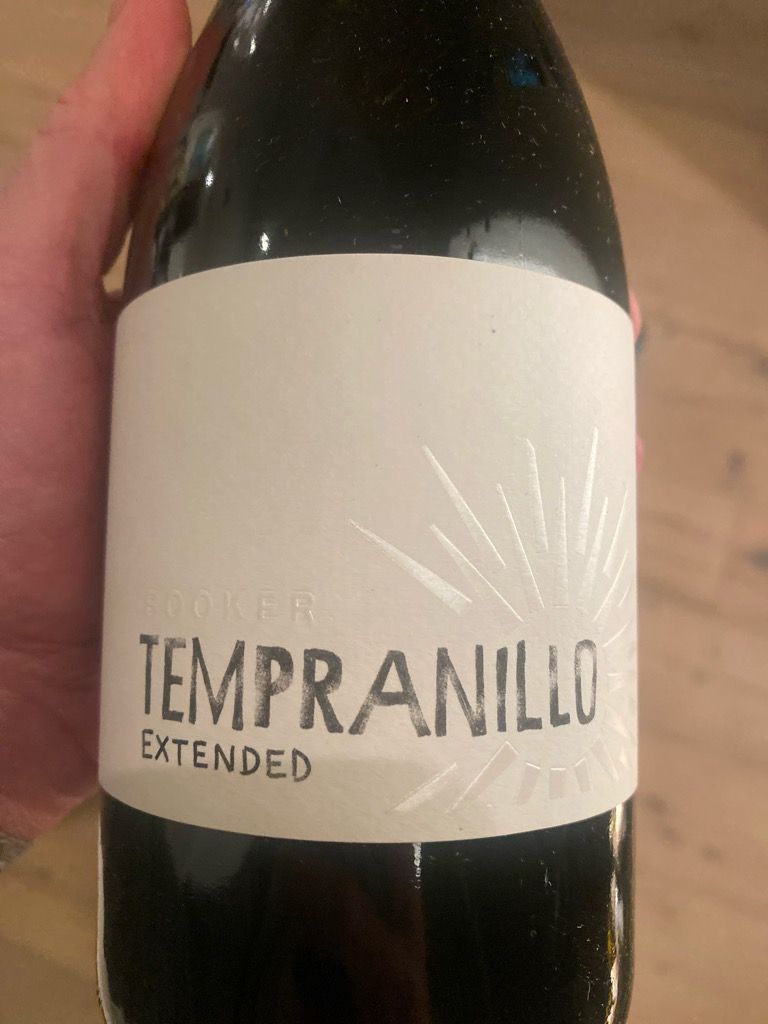 2022 Booker Vineyard Tempranillo Extended Age 22 Months, USA, California, Central Coast, Paso ...