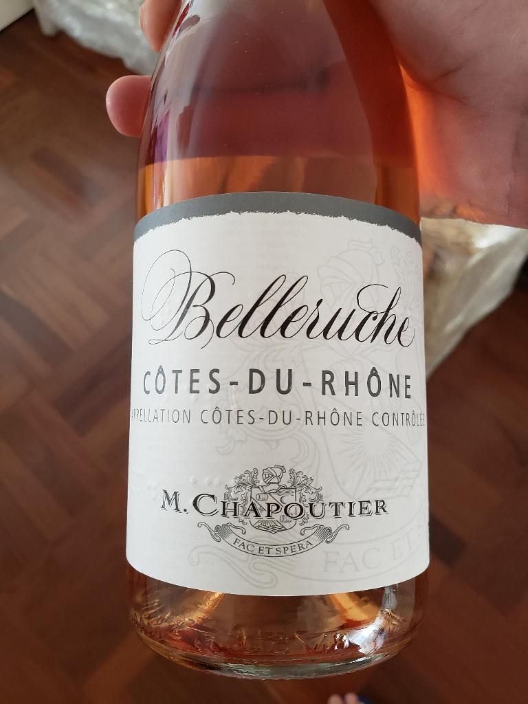 2016 M. Chapoutier Côtes du Rhône Rosé Belleruche, France, Rhône ...