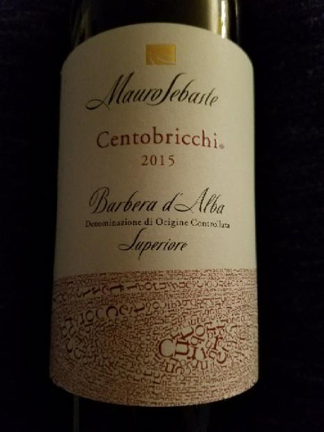 2014 Mauro Sebaste Barbera d'Alba Superiore, Italy, Piedmont, Alba ...