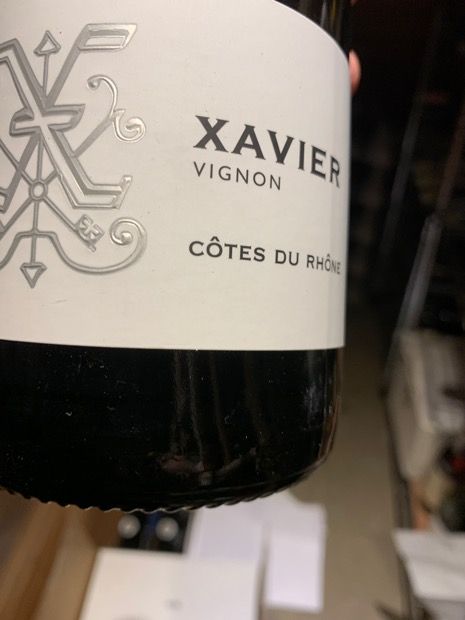 2018 Xavier Vignon Côtes du Rhône Blanc, France, Rhône, Southern Rhône ...