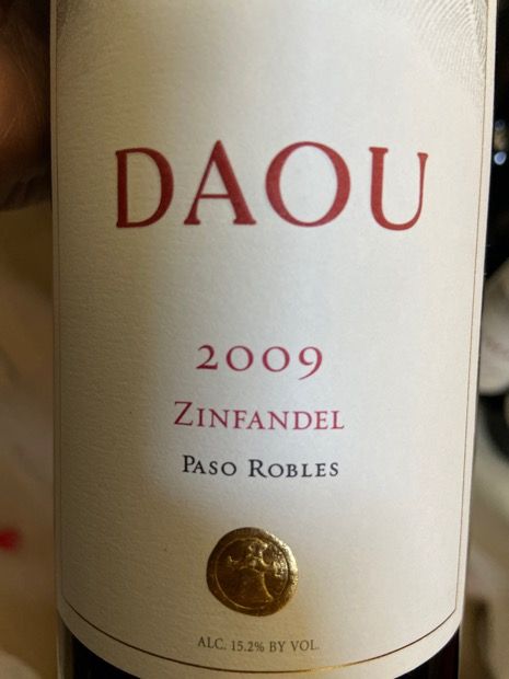 2009 Daou Vineyards Zinfandel Reserve, USA, California, Central Coast ...