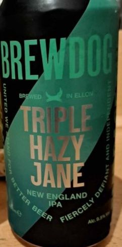 NV Brewdog Triple Hazy Jane, New England IPA, United Kingdom, Scotland ...
