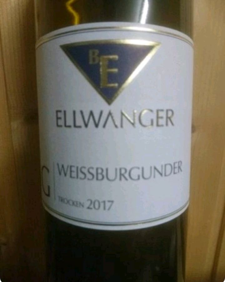 2017 Bernhard Ellwanger Weissburgunder, Germany, Württemberg ...