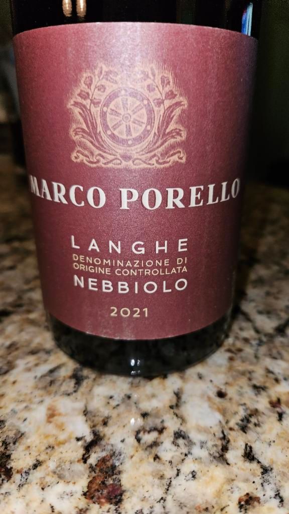 2023 Marco Porello Langhe Nebbiolo, Italy, Piedmont, Langhe, Langhe DOC ...