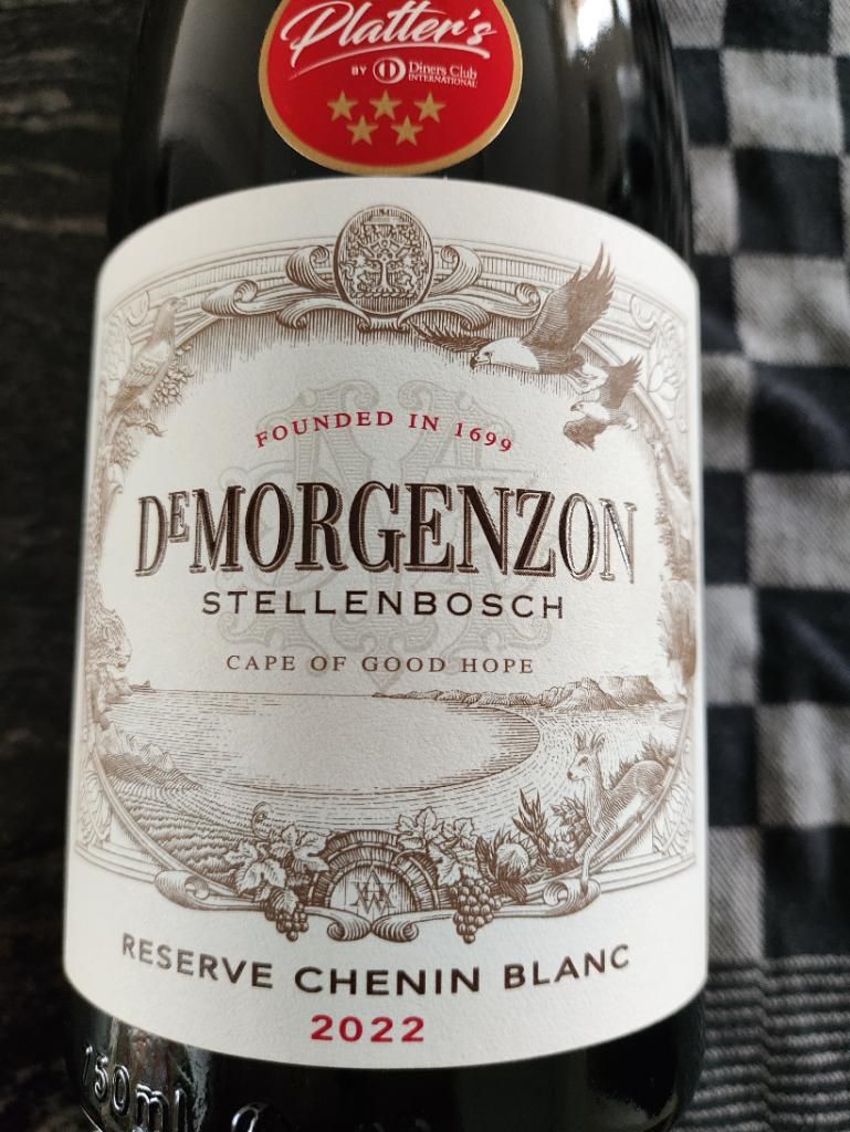 2022 DeMorgenzon Chenin Blanc Reserve, South Africa, Coastal Region ...