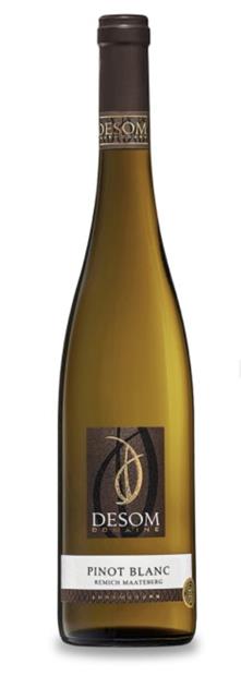 2020 Domaine Desom Pinot Blanc Remich Maateberg, Luxembourg, Moselle ...