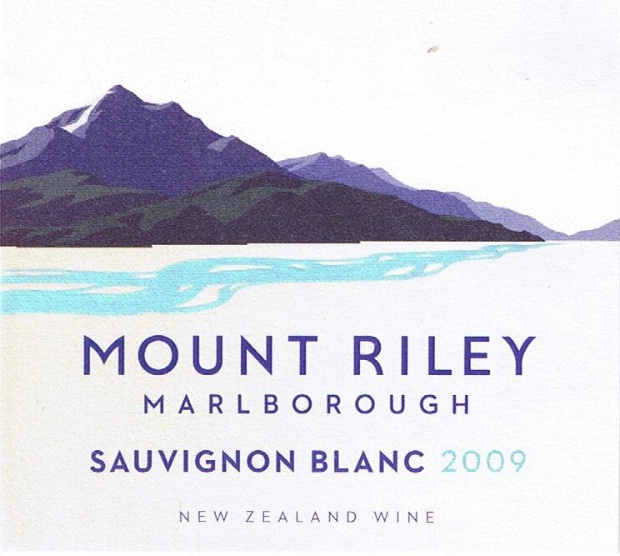 2009 Mount Riley Sauvignon Blanc, New Zealand, South Island ...