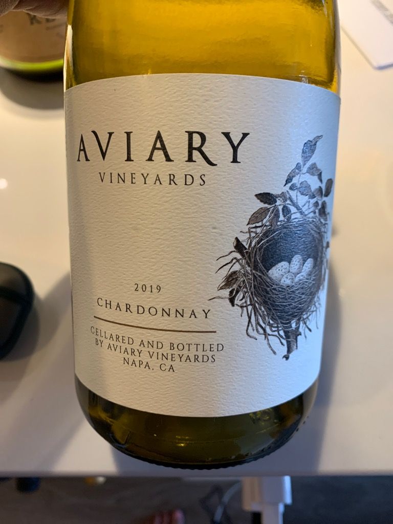 2019 Aviary Vineyards Chardonnay, USA, California, Napa Valley ...