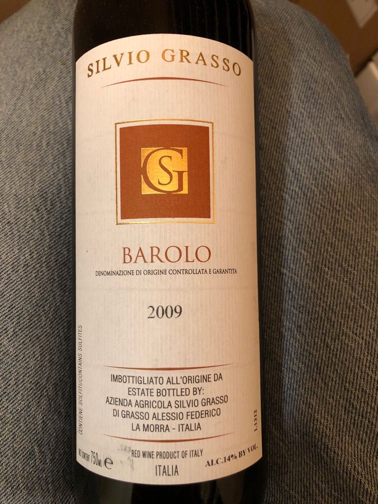 2009 Silvio Grasso Barolo Vigna Giachini, Italy, Piedmont, Langhe ...
