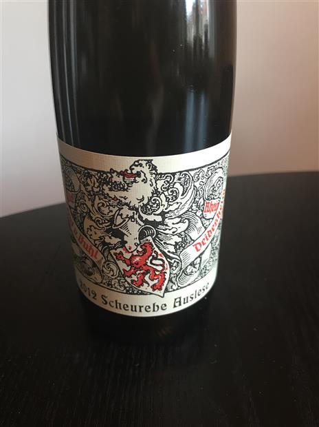 2013 Reichsrat Von Buhl Scheurebe Auslese, Germany, Pfalz - CellarTracker