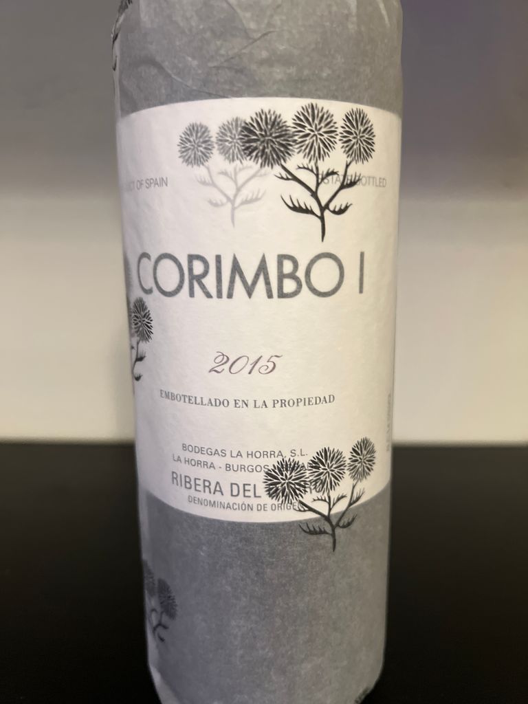2016 Bodegas La Horra Ribera del Duero Corimbo I, Spain, Castilla y ...