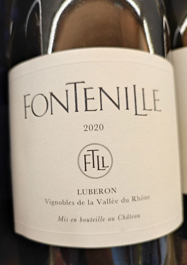 2020 Domaine de Fontenille Luberon Blanc, France, Rhône, Southern Rhône ...