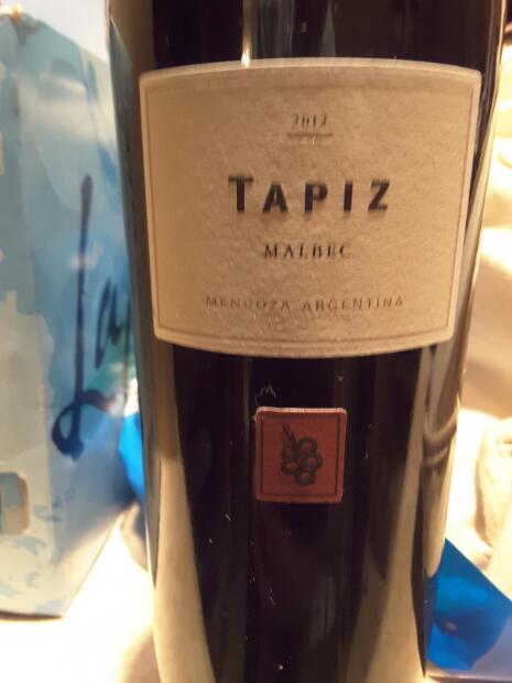 2012 Tapiz Malbec, Argentina, Mendoza - CellarTracker