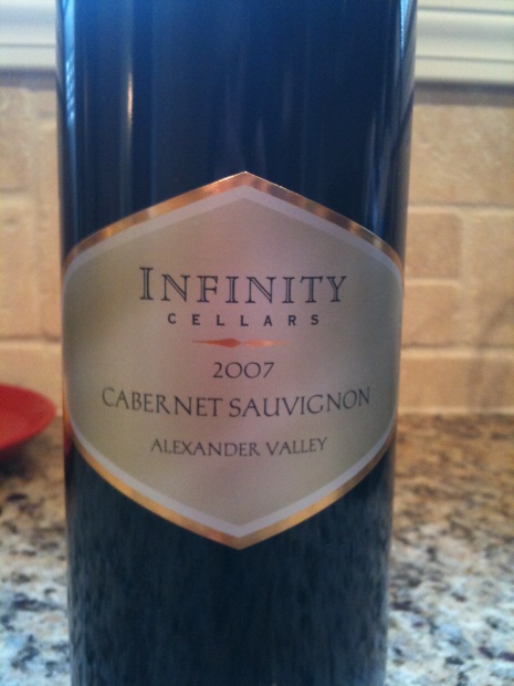 2008 Infinity Cellars Cabernet Sauvignon, USA, California, Sonoma ...