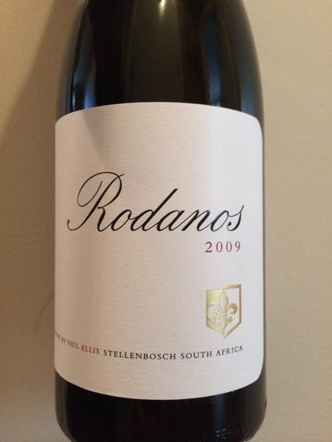 2009 Neil Ellis Rodanos Shiraz Grenache, South Africa, Western Cape ...