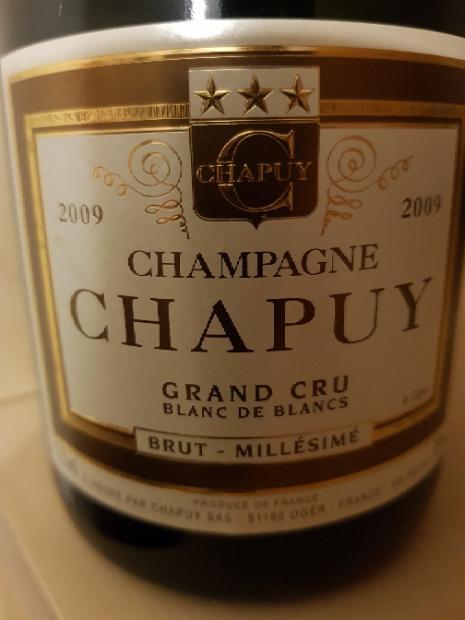 2009 Champagne Chapuy Champagne Grand Cru Blanc de Blancs Brut, France ...